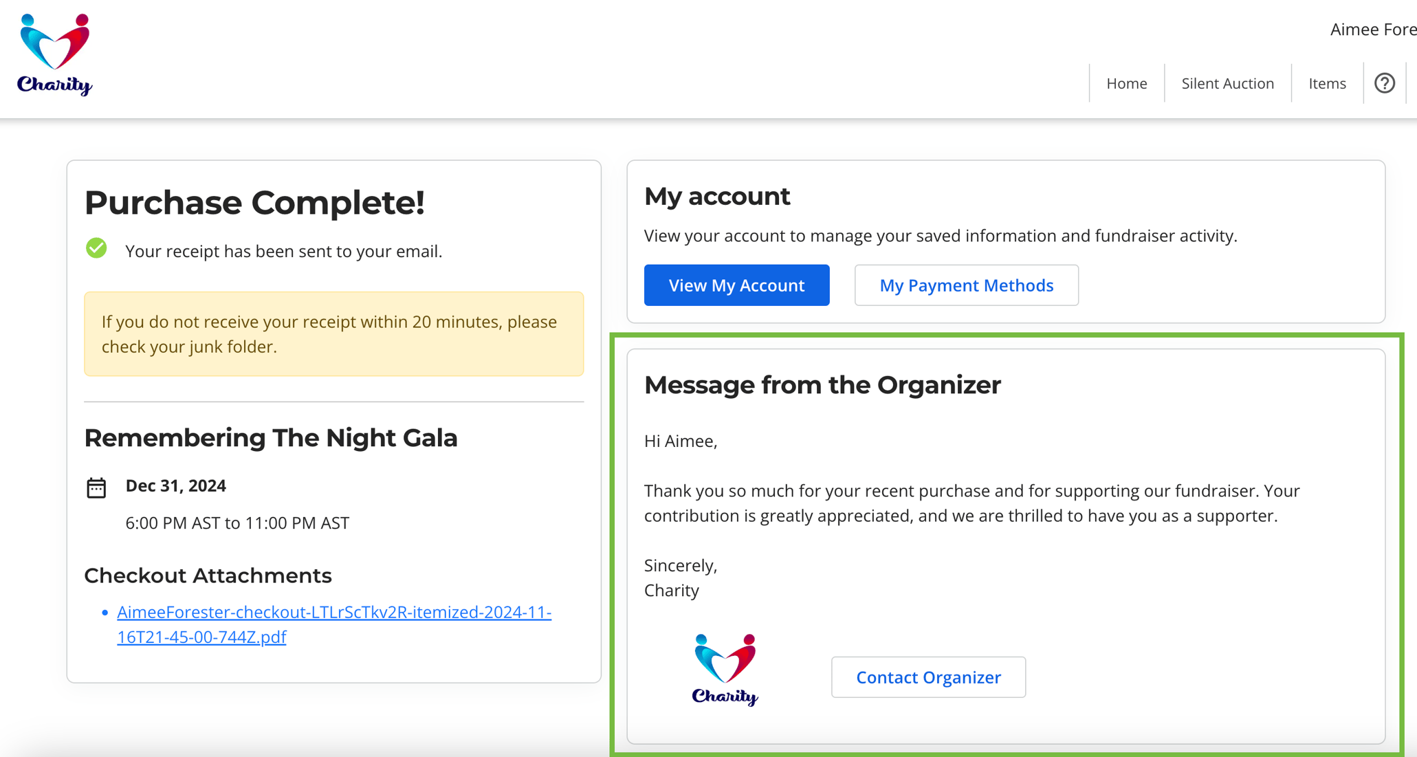 How to Set Up Your Thank You Messages in the Purchase Confirmation Emails
