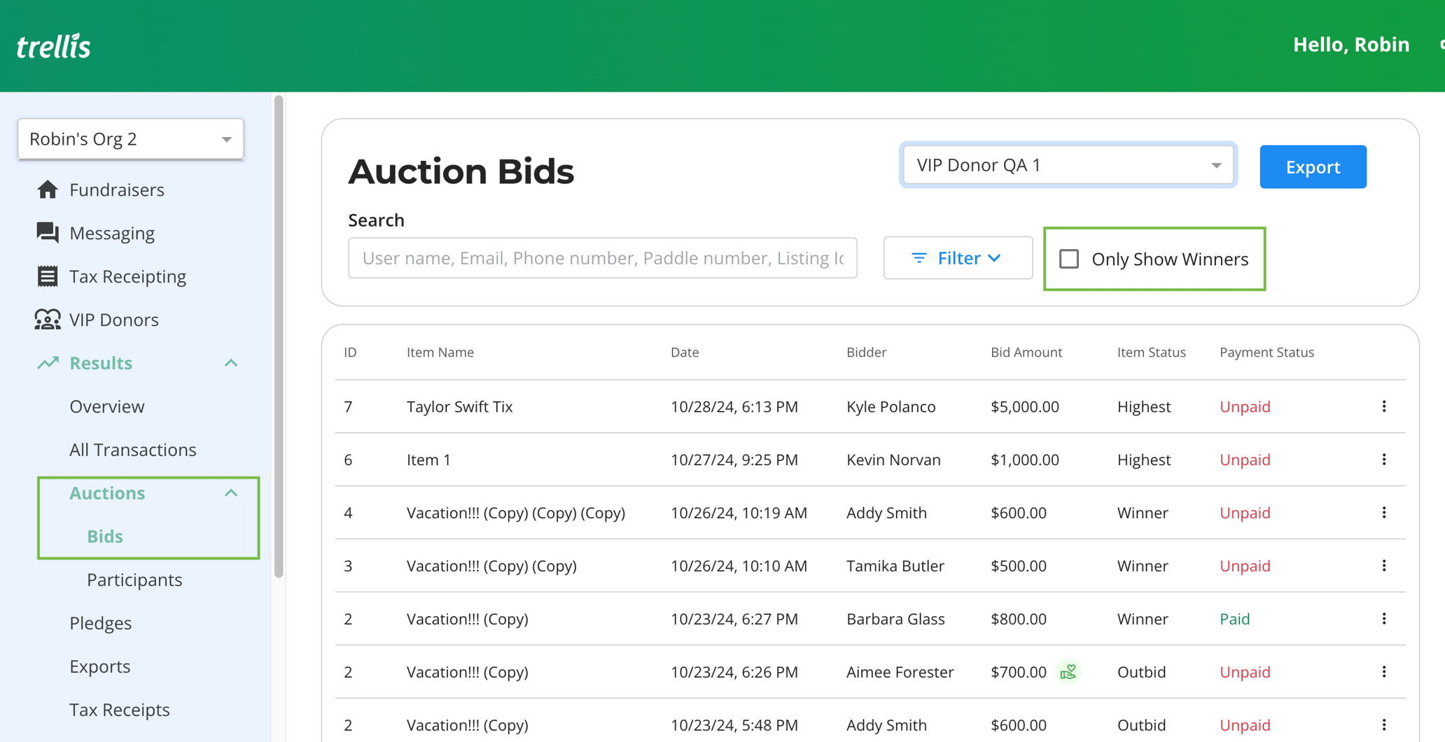 How to Wrap Up Your Silent Auction and Confirm Winners