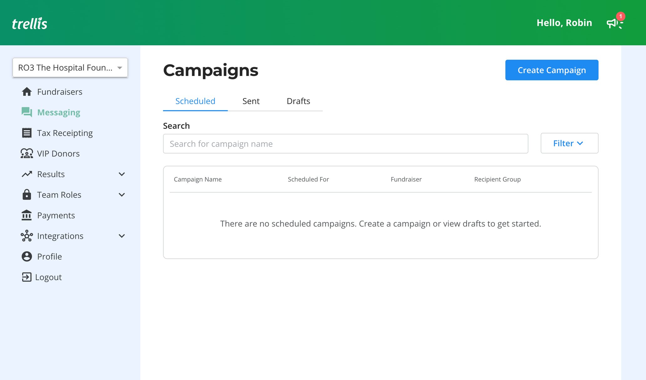 Overview of the Trellis Dashboard