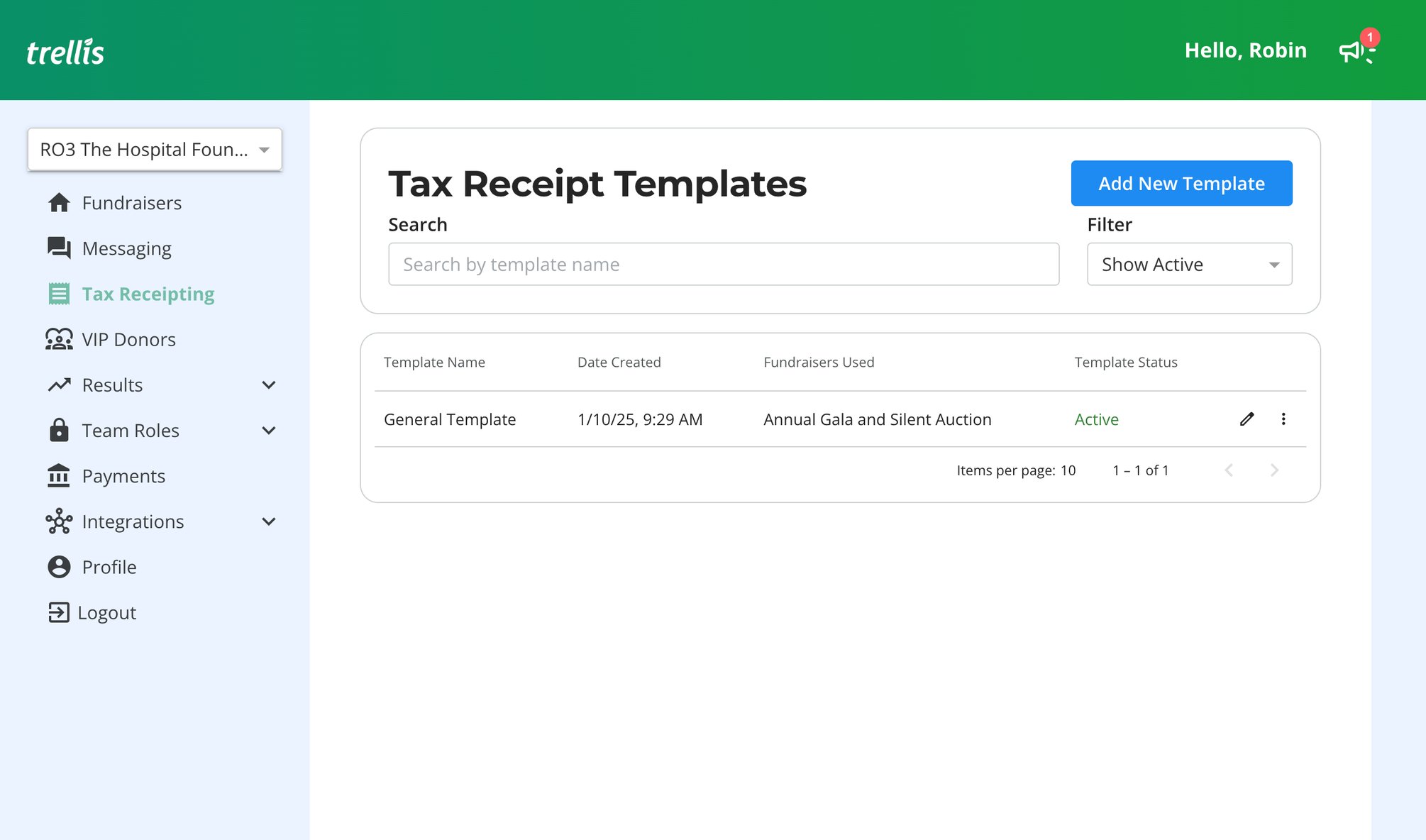 Overview of the Trellis Dashboard