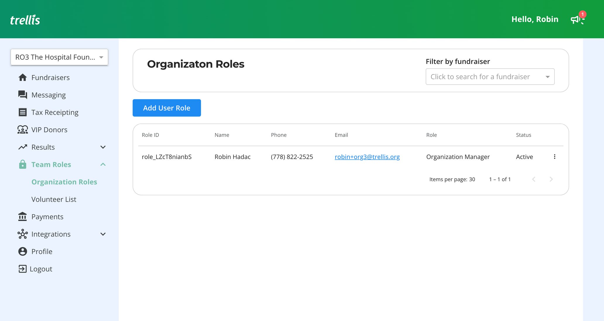 Overview of the Trellis Dashboard